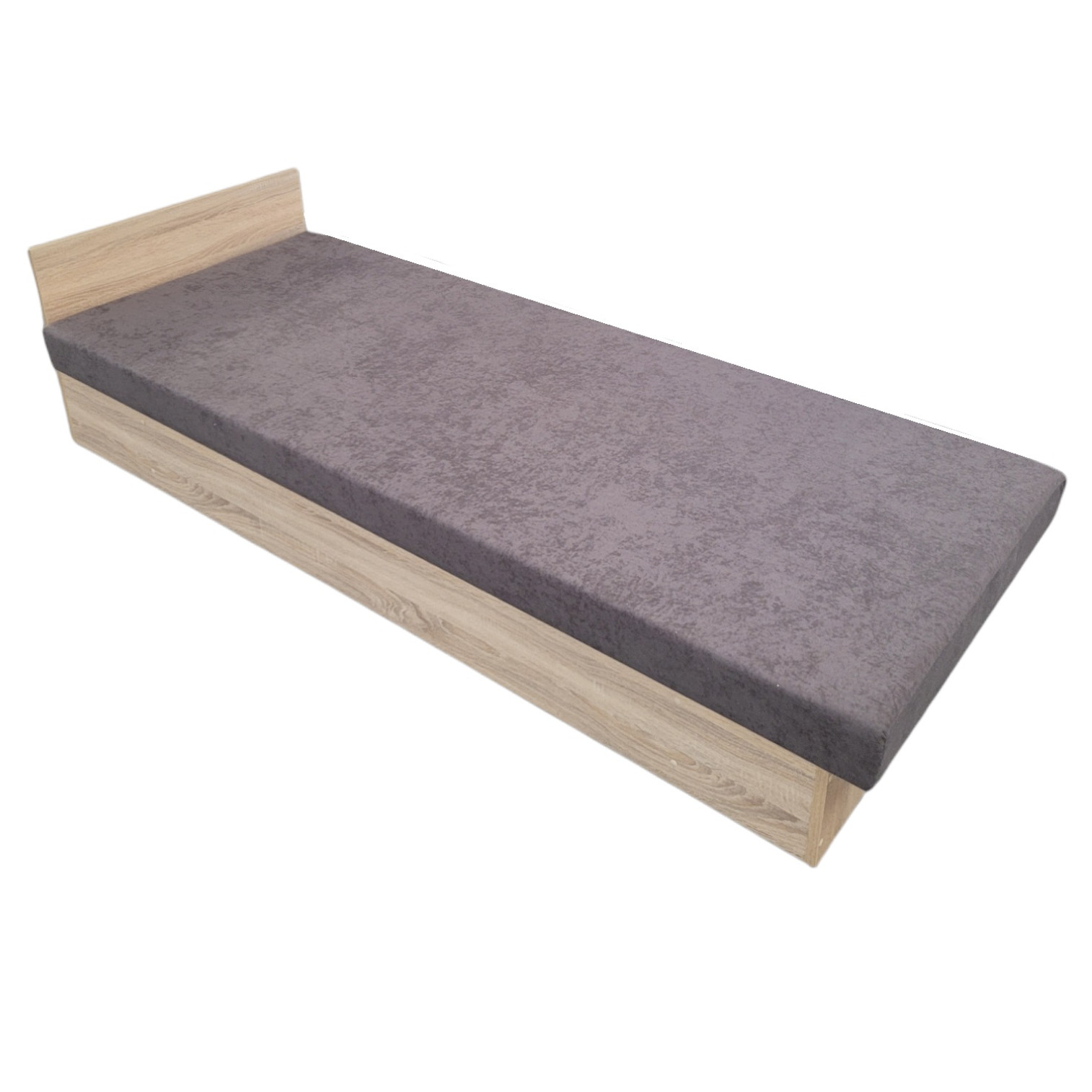 Válenda Silver D80 - 80x200 cm čierna Pánty vľavo Dub sonoma - SG nábytok