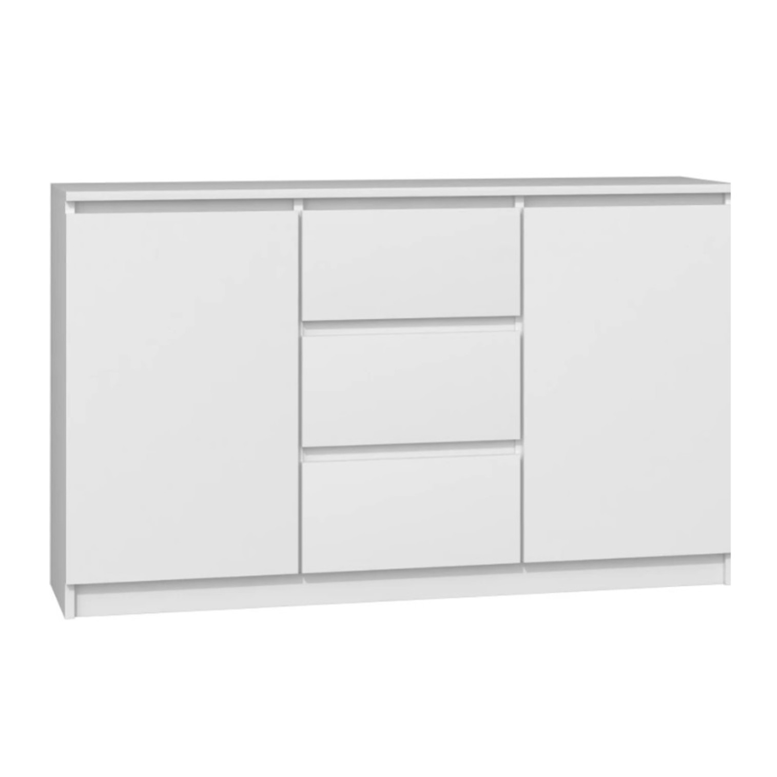 Komoda 2D3S - biela - SG nábytok